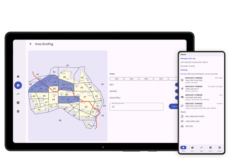 NAIPS for iOS and Android | OzRunways